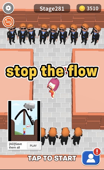 「stop the flow!」攻略【ステージ281～290】