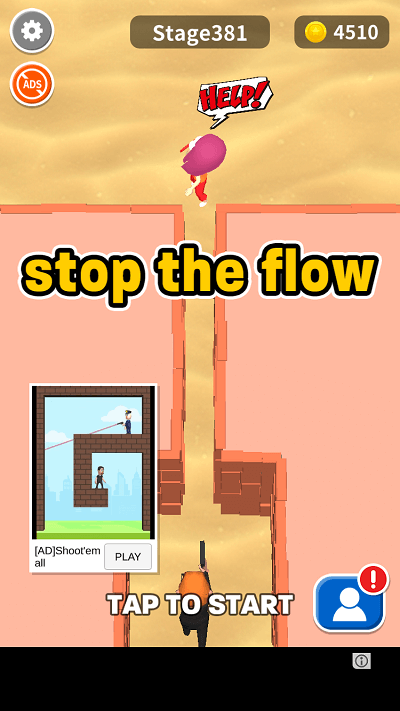 「stop the flow!」攻略【ステージ381～390】