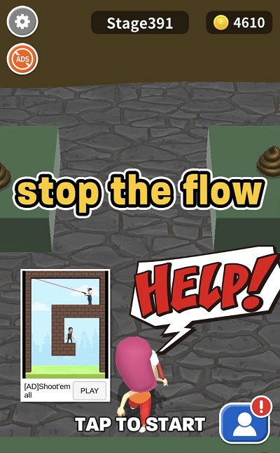 「stop the flow!」攻略【ステージ391～400】